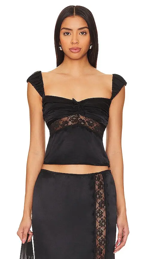 Majorelle Maura Top - Black
