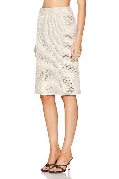 Bottega Veneta Cotton Midi Skirt