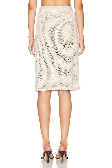 Bottega Veneta Cotton Midi Skirt