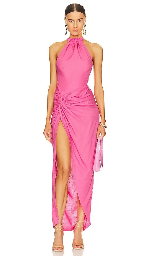 OW Isla Halterneck Maxi Dress