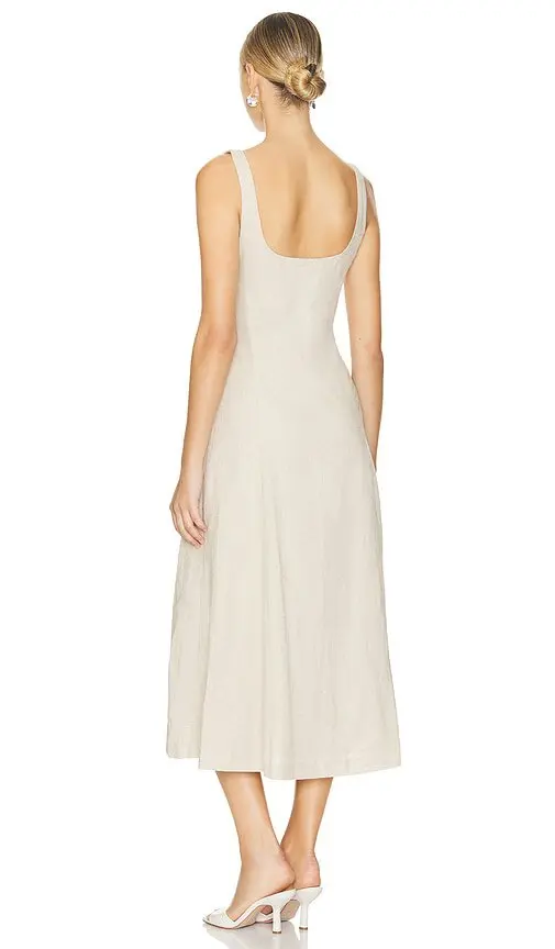 Tularosa Carley Midi Dress - Beige