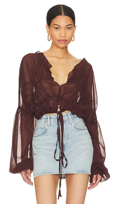 SNDYS. X Revolve Bali Top In . Also - Brown