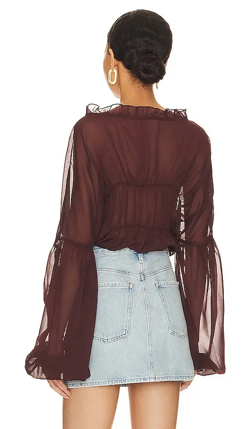 SNDYS. X Revolve Bali Top - Brown
