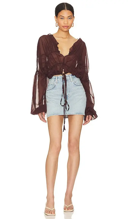 SNDYS. X Revolve Bali Top - Brown