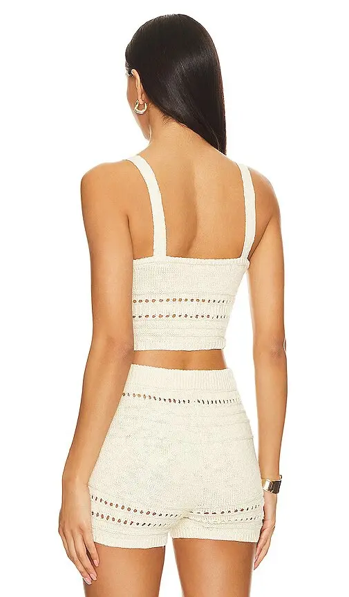 Tularosa Marisol Crochet Knit Top