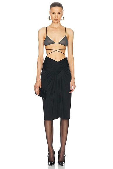 Saint Laurent Triangle Bralette