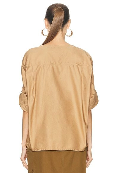 Saint Laurent Convertible Sleeve Blouse