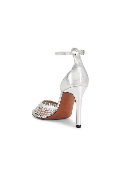 Alaïa Fishnet Stiletto Sandals