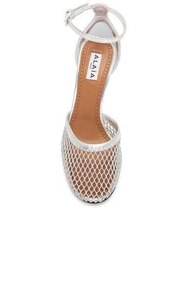 Alaïa Fishnet Stiletto Sandals