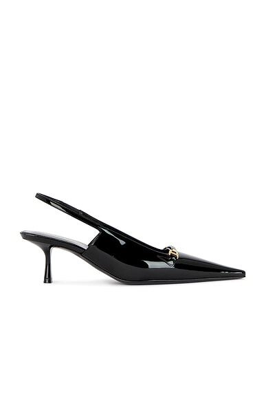 Saint Laurent Carine Slingback Pump - Nero