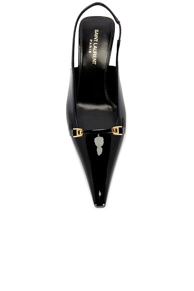 Saint Laurent Carine Slingback Pump - Nero