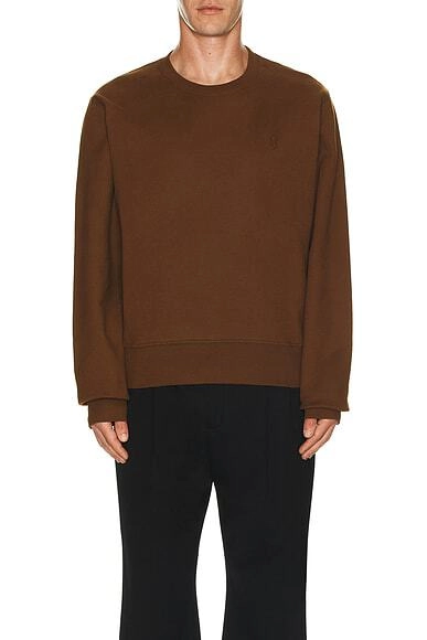 Saint Laurent Version Sweat Hoodie - Ocre