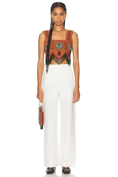 BODE Linen Sailor Trousers - White