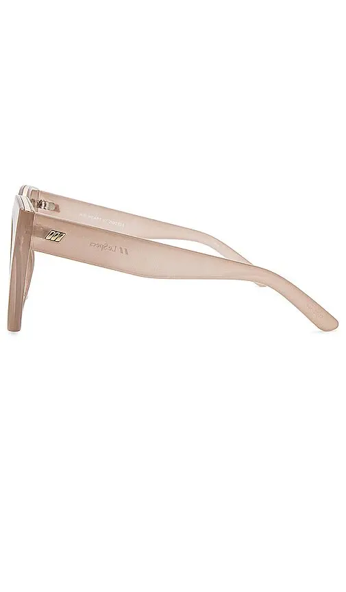 Le Specs Air Heart Sunglasses - Beige