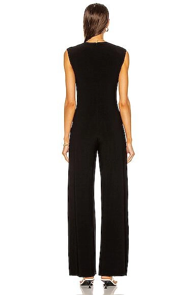 Norma Kamali Sleeveless Wide Leg Jumpsuit