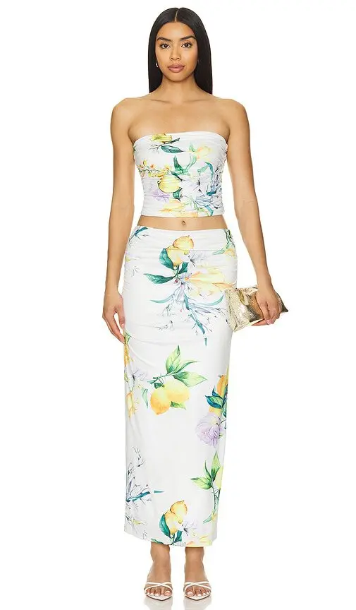 MORE TO COME Kassandra Maxi Skirt Set In . Also - White
