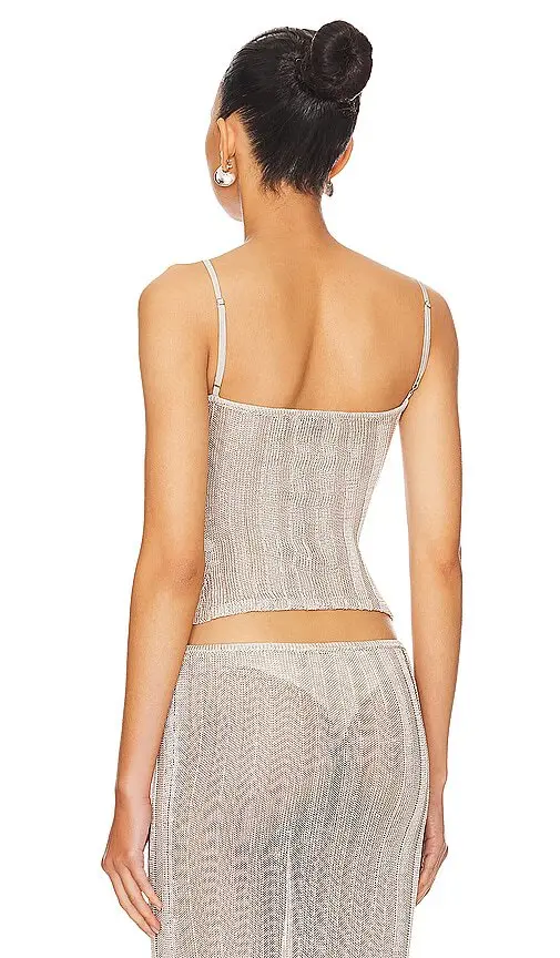 GUIZIO Slinky Rib Knit Tank