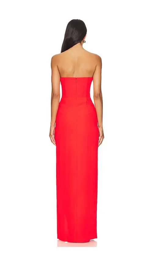 Amanda Uprichard X Revolve Ivy Gown - Red