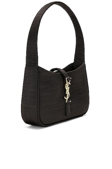 Saint Laurent Mini Le 5 A 7 Tri Metal Bag - Nero