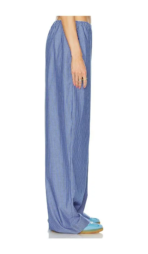 HELSA Pinstripe Poplin House Pants