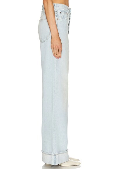 AGOLDE Dame High Rise Wide Leg Jeans