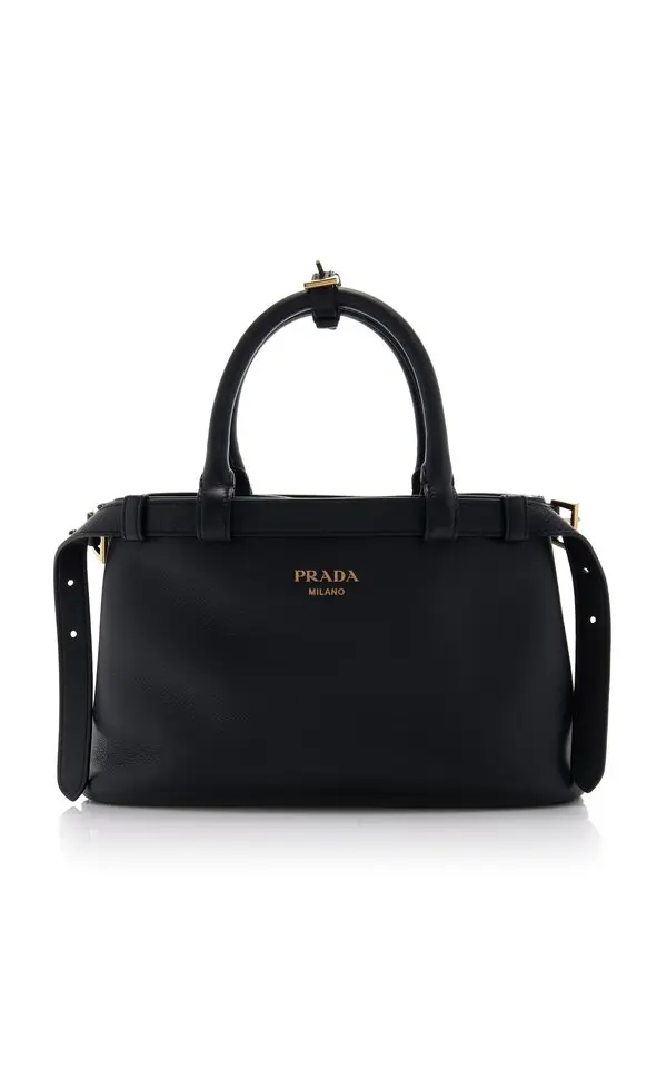 Prada Leather Top Handle Bag