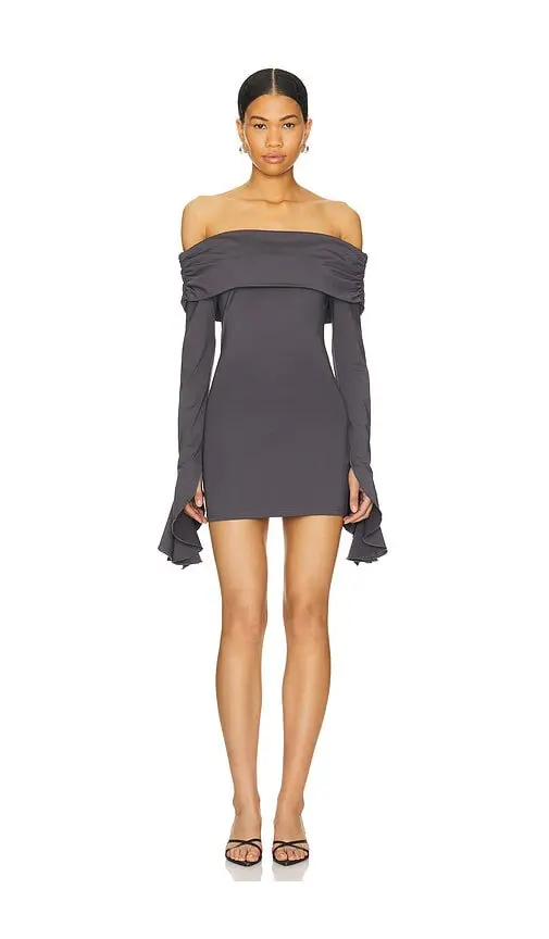 Superdown Yuka Mini Dress - Slate