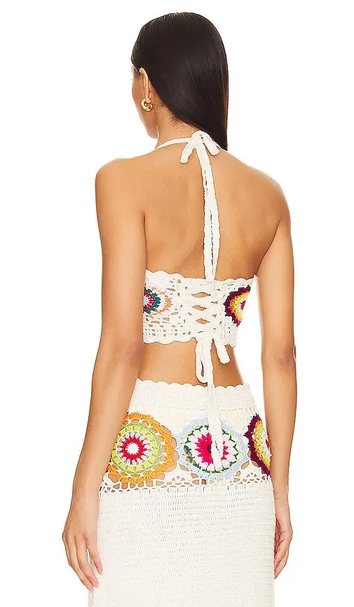 LOVERS AND FRIENDS Kestrel Crochet Top