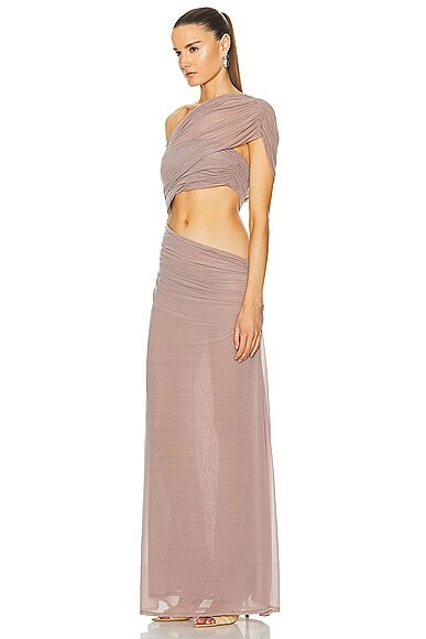 Lpa Mona Maxi Dress - Concrete
