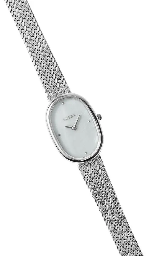 BREDA Jane Watch With Mother Of Pearl Dial - Metallic Silver
