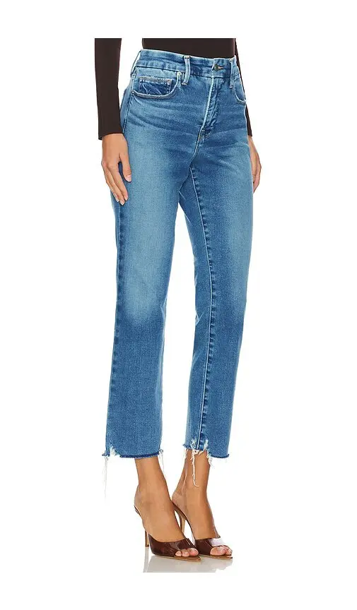 Good American Good Legs Straight Jeans