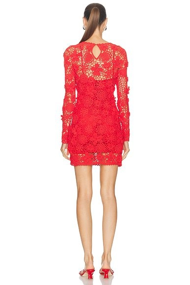AKNVAS Cece Crochet Mini Dress