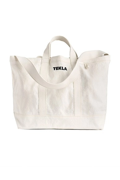 TEKLA Canvas Beach Bag - Ivory