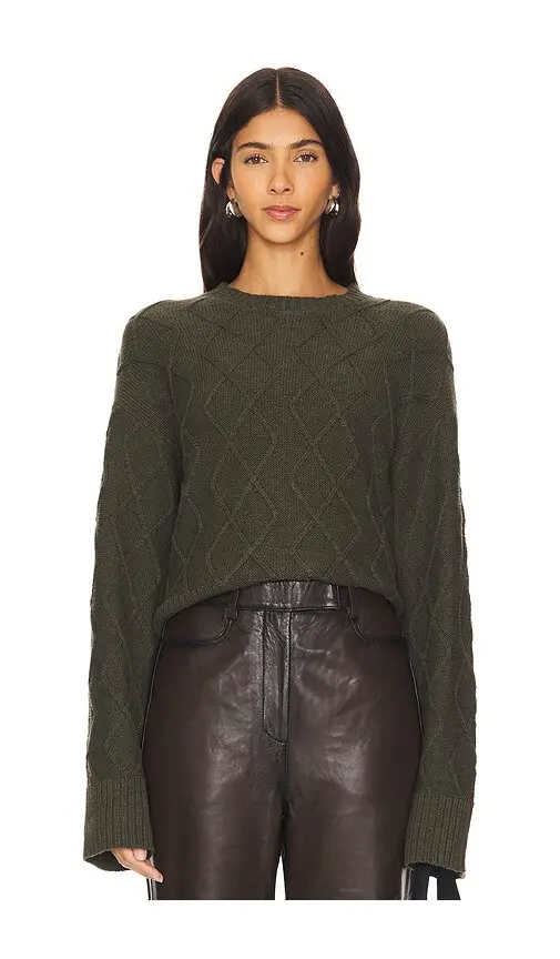 Sanctuary Coastal Cable Crewneck Sweater