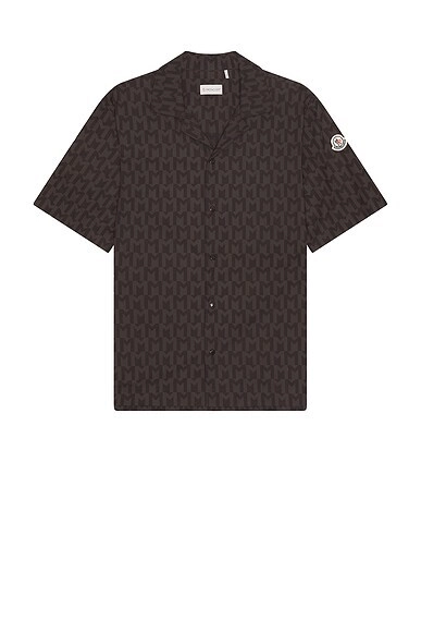 Moncler Short Sleeve Shirt - Brown