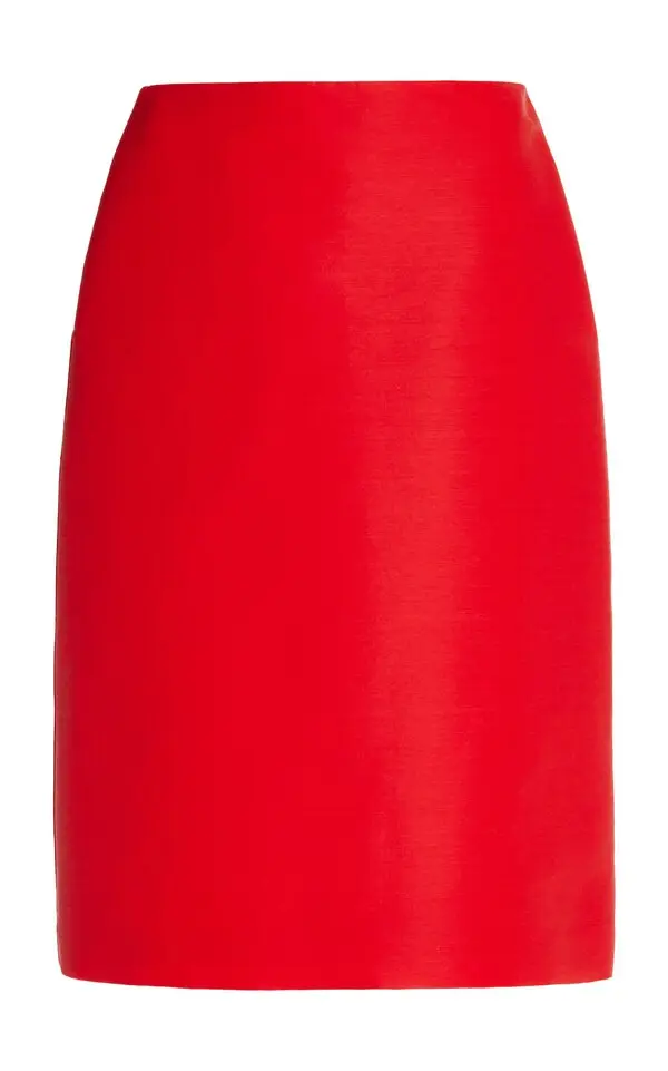 THE ROW Corinna Skirt - Red