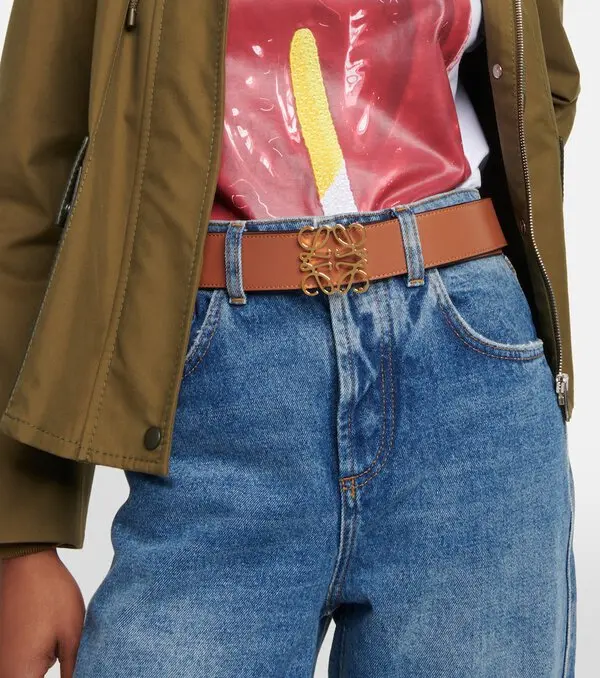 Loewe Anagram Leather Belt