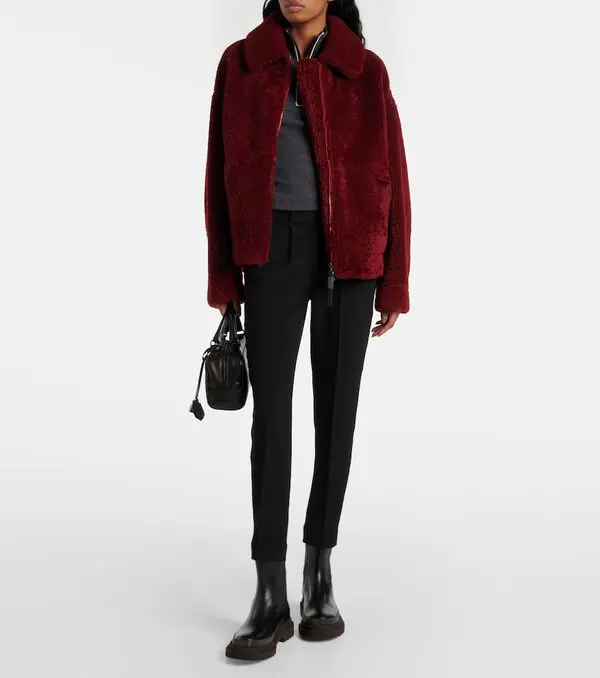 Brunello Cucinelli Silk-blend Cropped Trousers