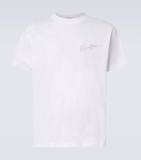 Valentino Garavani Logo Cotton Jersey T-shirt