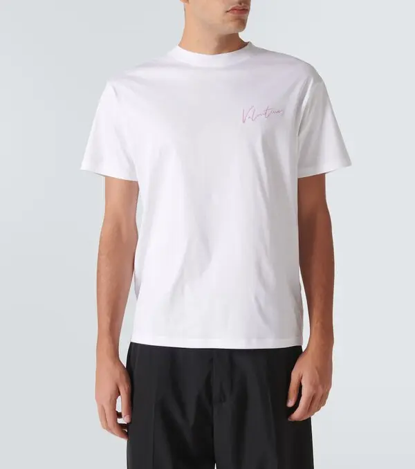 Valentino Garavani Logo Cotton Jersey T-shirt