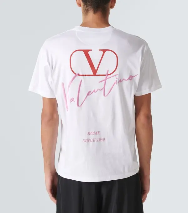 Valentino Garavani Logo Cotton Jersey T-shirt