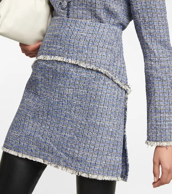 Proenza Schouler White Label Tweed Mini Skirt