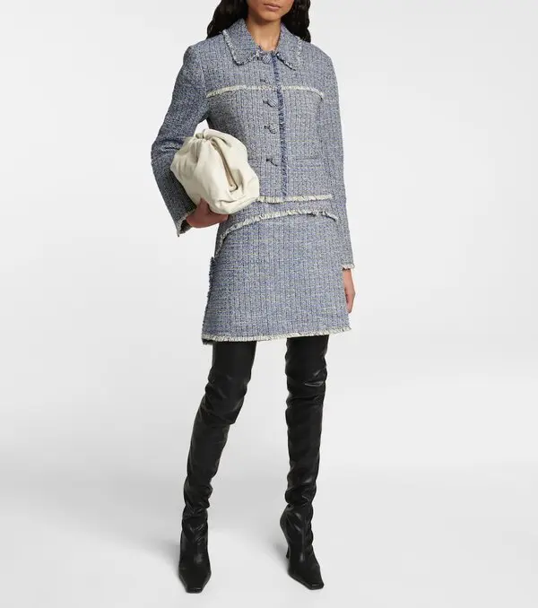 Proenza Schouler White Label Tweed Mini Skirt