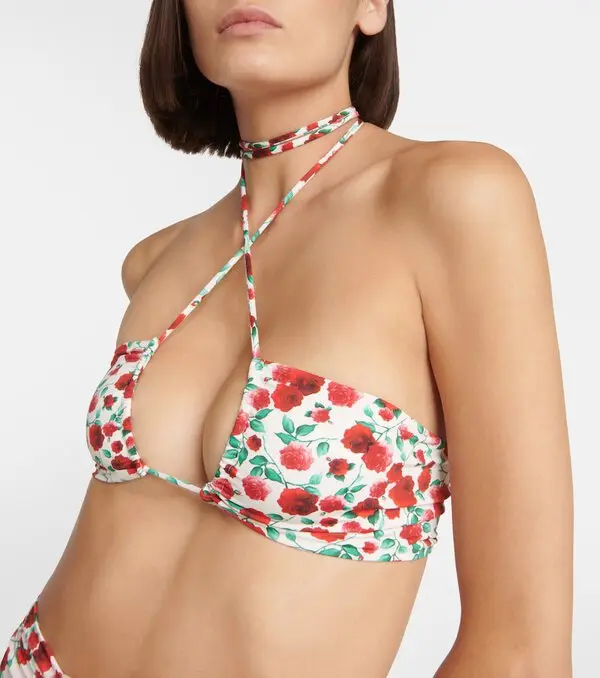Magda Butrym Halterneck Bikini Top