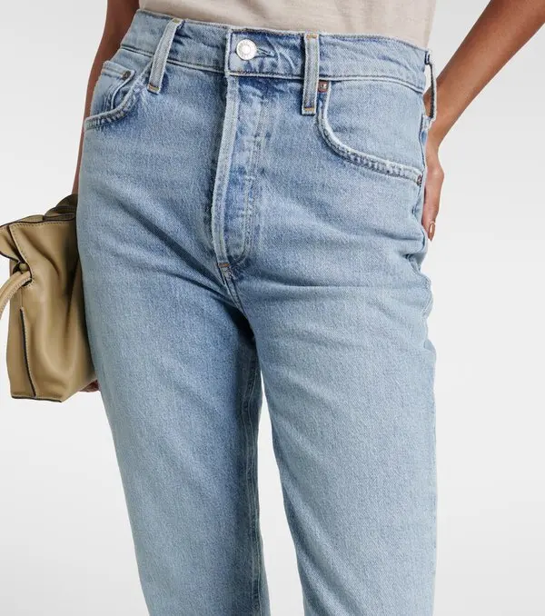 AGOLDE Riley High-rise Cropped Slim Jeans