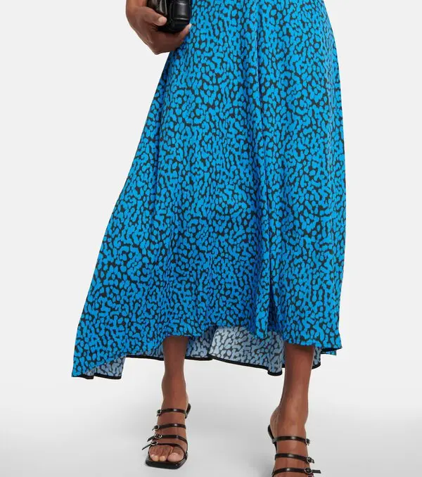 Proenza Schouler Printed Cut-out Maxi Dress - Multicoloured