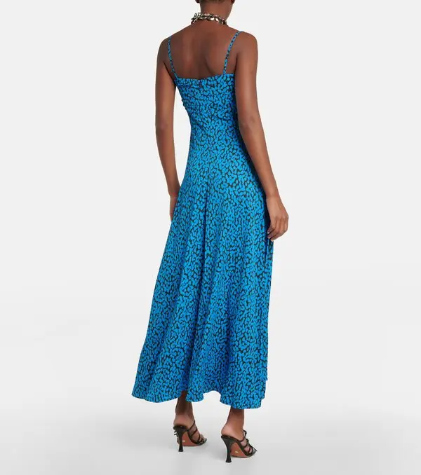 Proenza Schouler Printed Cut-out Maxi Dress - Multicoloured
