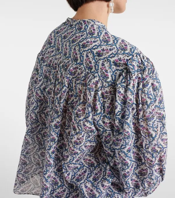 MARANT ETOILE Salika Printed Cotton Top