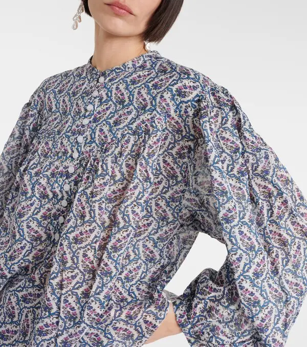MARANT ETOILE Salika Printed Cotton Top