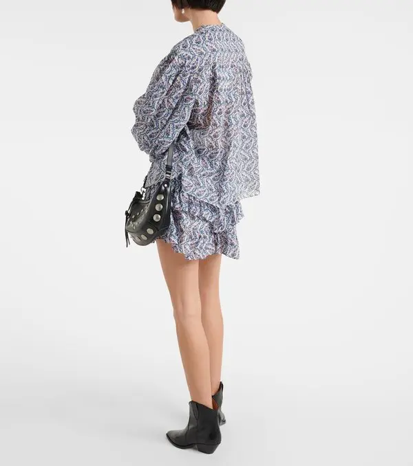 MARANT ETOILE Salika Printed Cotton Top